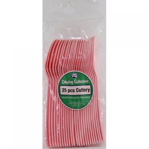 Spoons Light Pink 25pk - PartyWerks