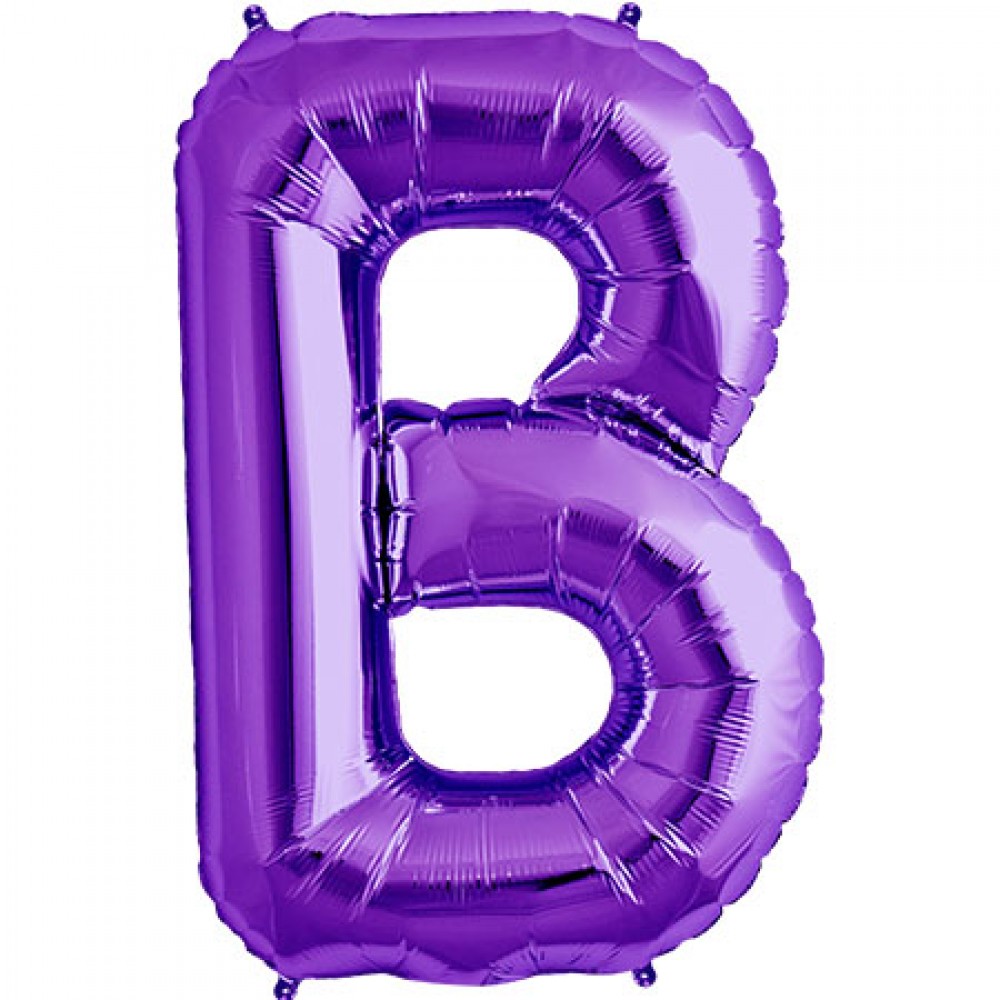 B- Jumbo Foil Letter Balloon - Party Werks Geelong