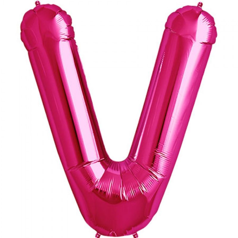 V- Jumbo Foil Letter Balloon - Party Werks Geelong